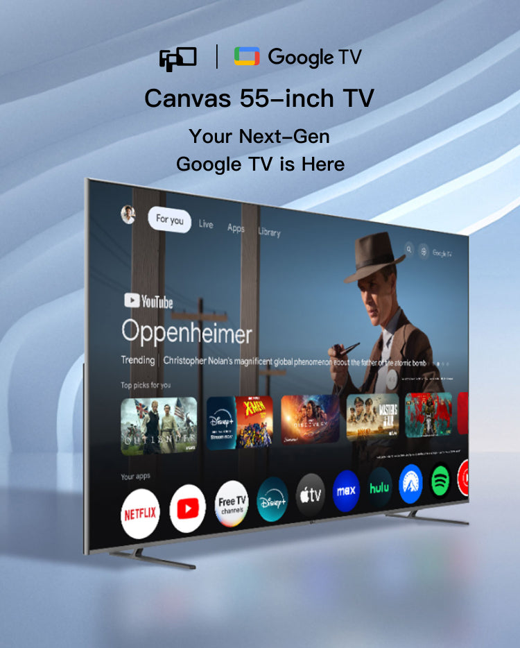55" 4K UHD Smart TV | Seamless Streaming & Voice Control – FPD