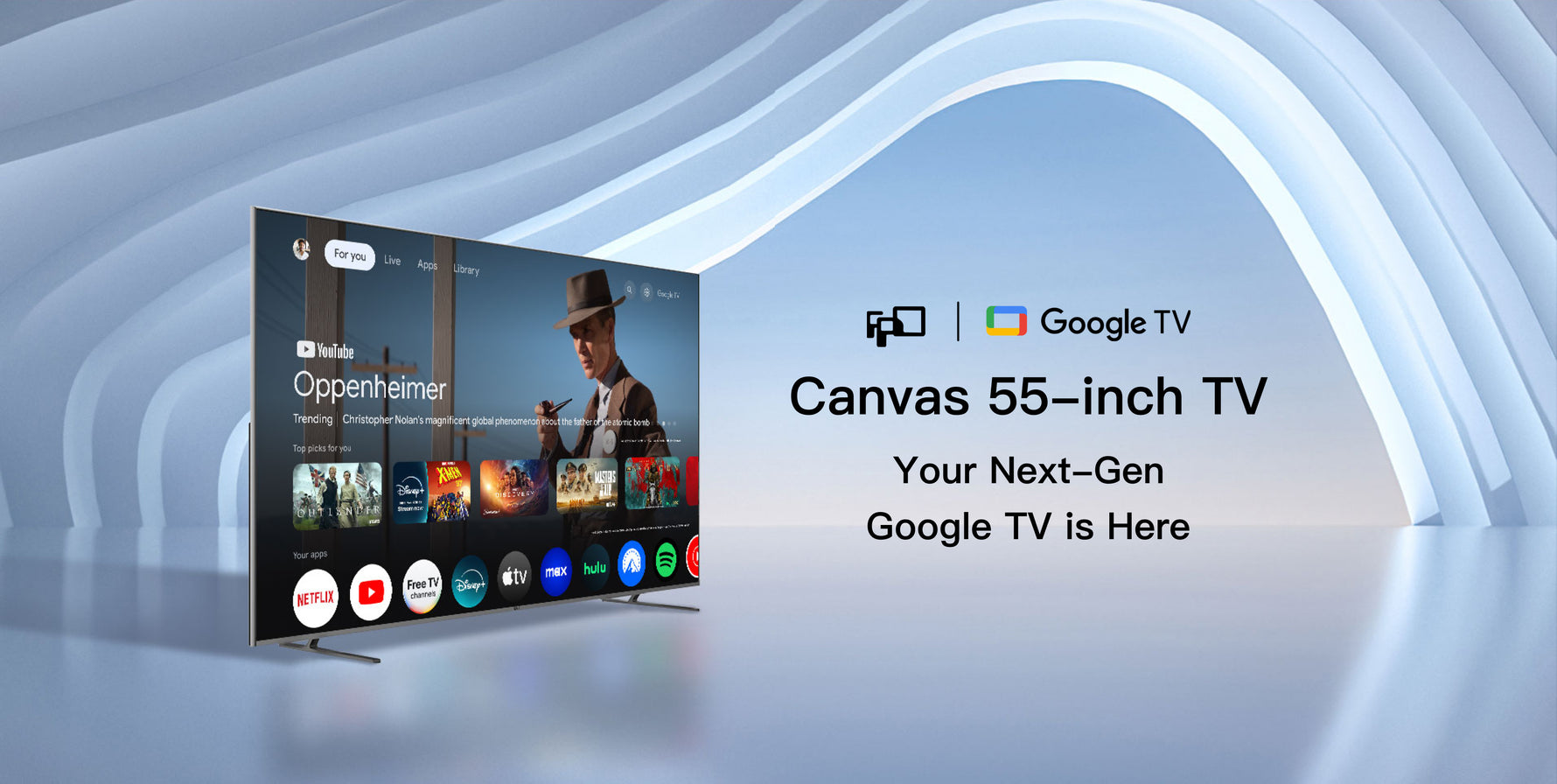 55" 4K UHD Smart TV | Seamless Streaming & Voice Control – FPD