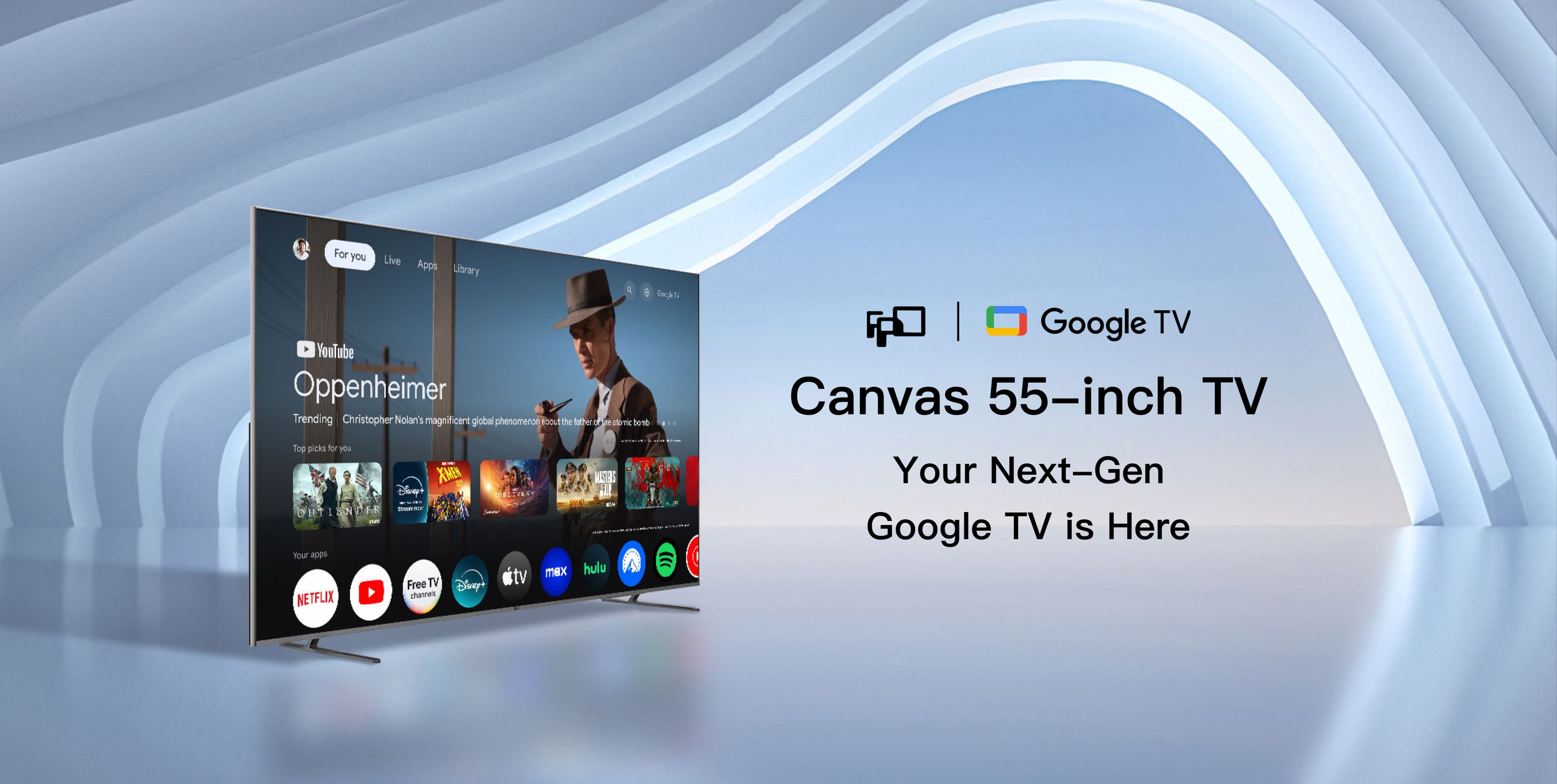 55" 4K UHD Smart TV | Seamless Streaming & Voice Control – FPD