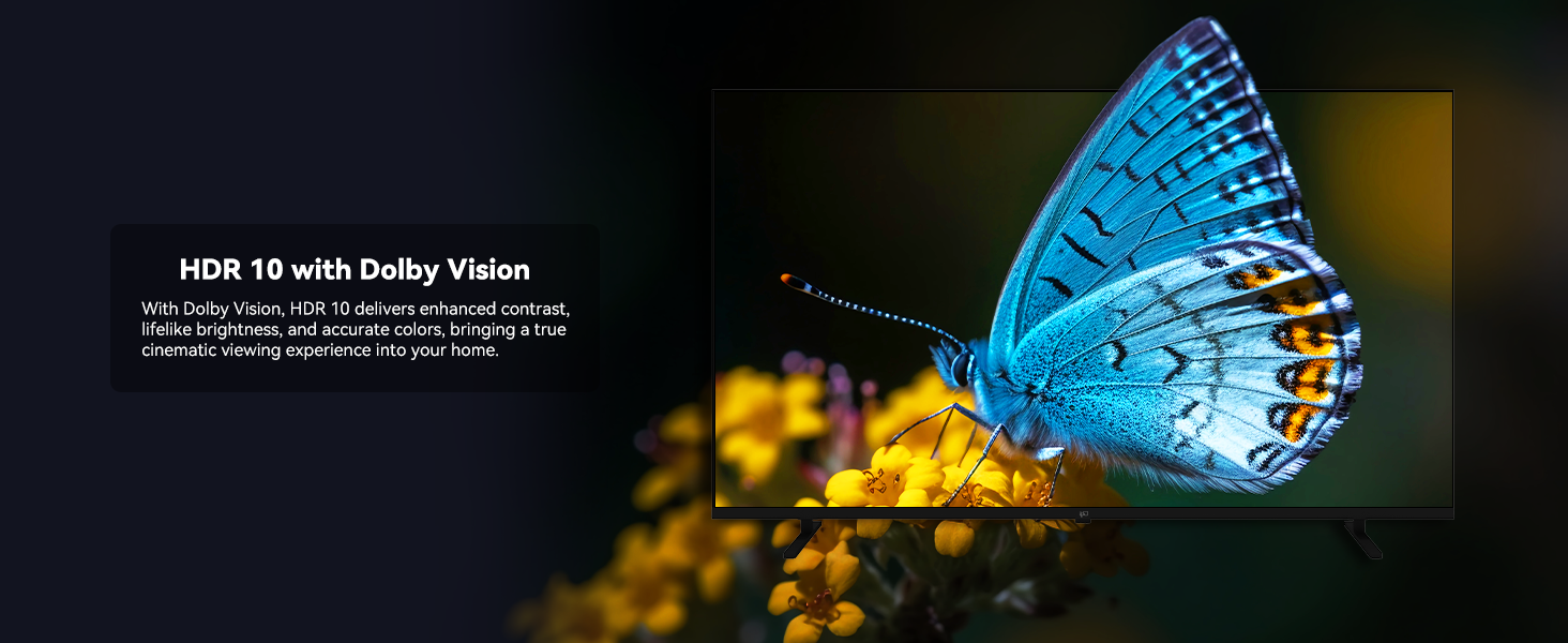 32" Smart TV | Frameless Design | HDR10 & Google TV – FPD