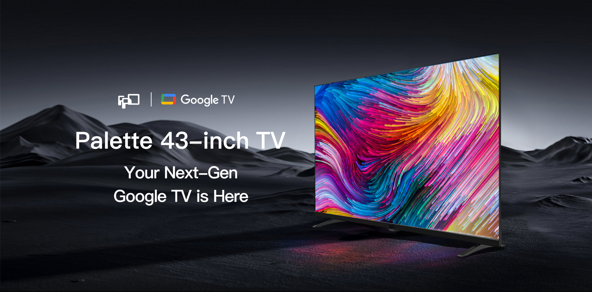 43" Smart TV with LED Clarity | HDR10 | Google TV – FPD