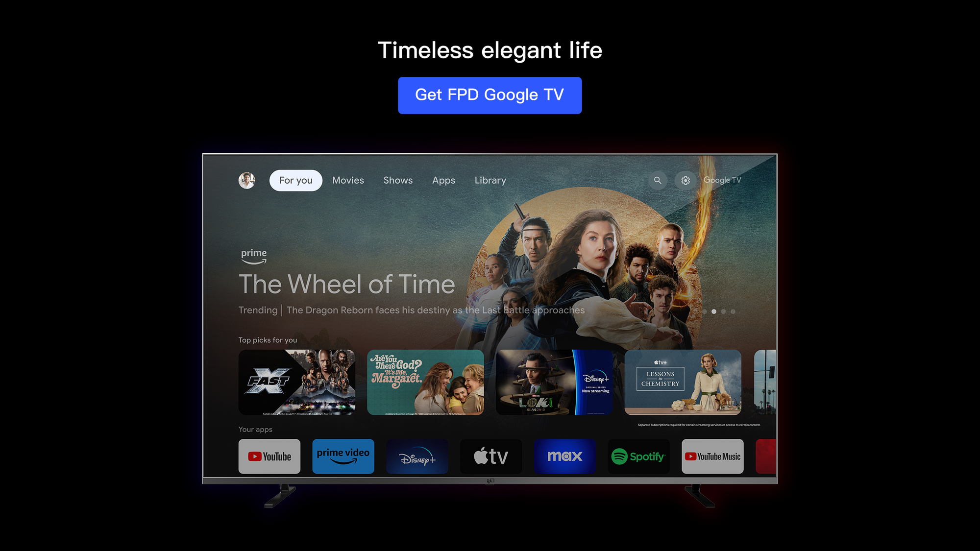 FPD TV | Unlimited Vision, Ultimate Living